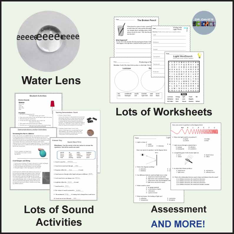 Light and Sound Activity Packet Light Energy - Made By Teachers