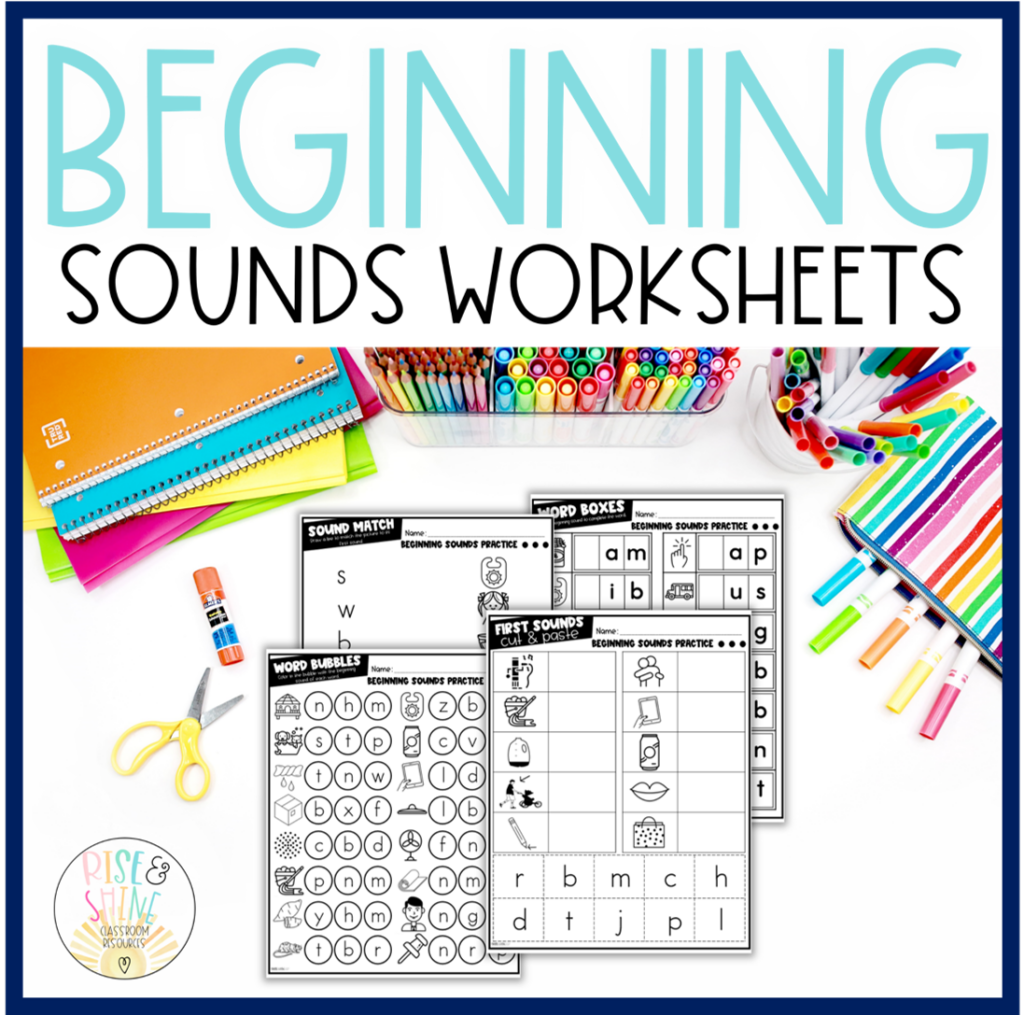 NO PREP CVC Beginning Sounds Worksheets Made By Teachers