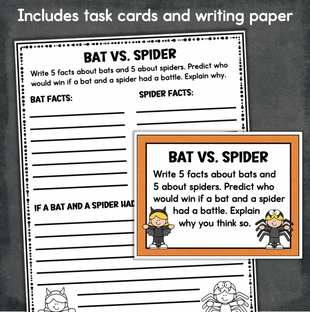 Halloween Writing Prompts & Paper Narrative Descriptive Persuasive ...