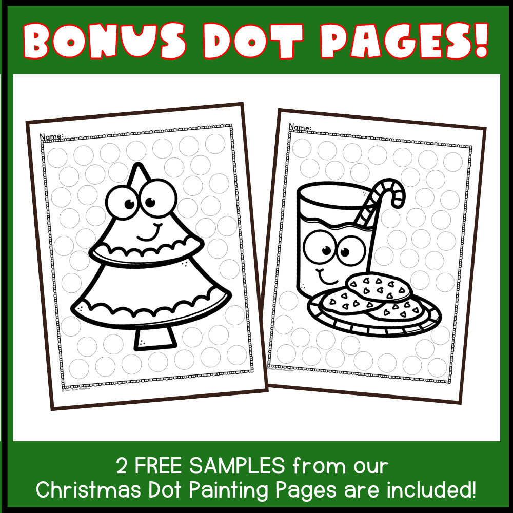 Christmas No Prep Preschool Activity Pack: Print and Go Worksheets ...