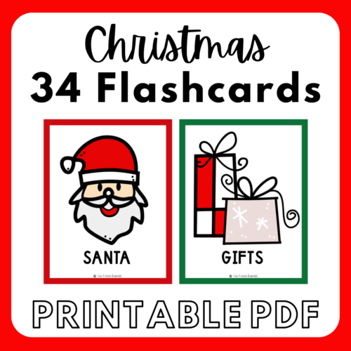 Christmas Vocabulary 34 Flash Cards & Word Wall - Made By Teachers