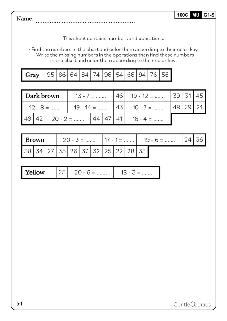 Fall/Autumn Math Mystery Pictures: Hundred Chart (Place value Add ...