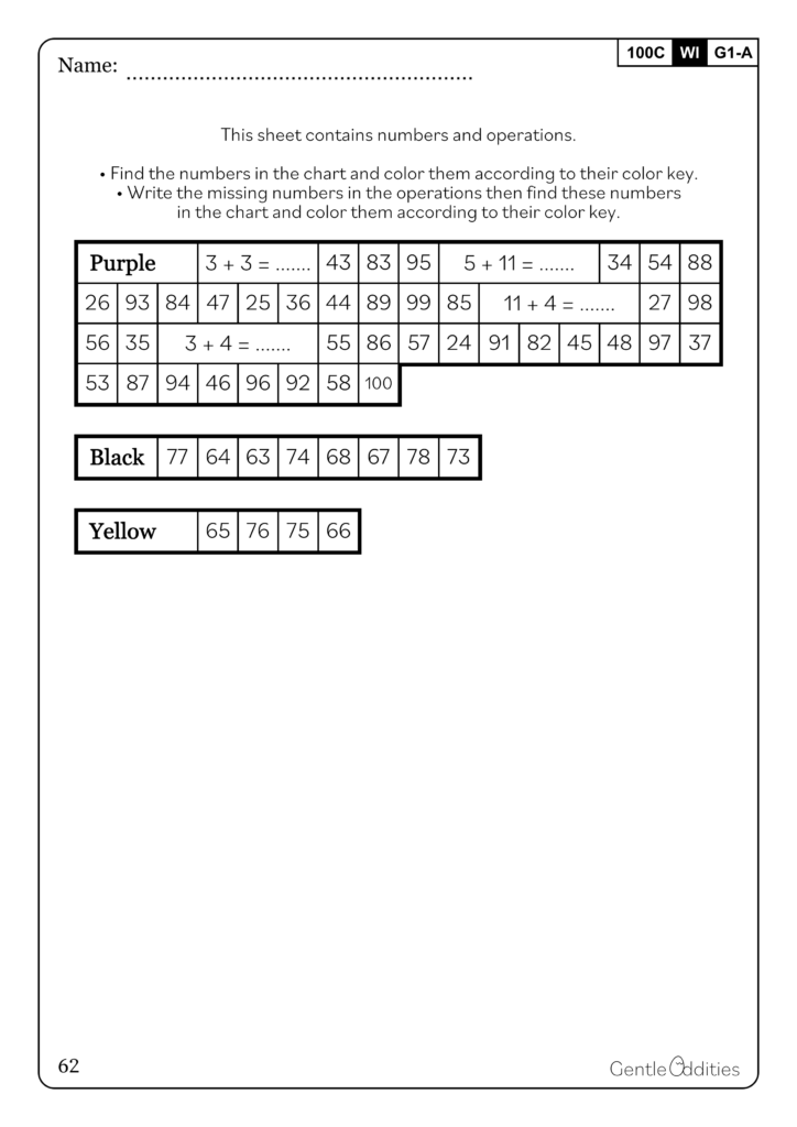 Halloween Math Mystery Pictures: Hundred Charts (Place value Add ...