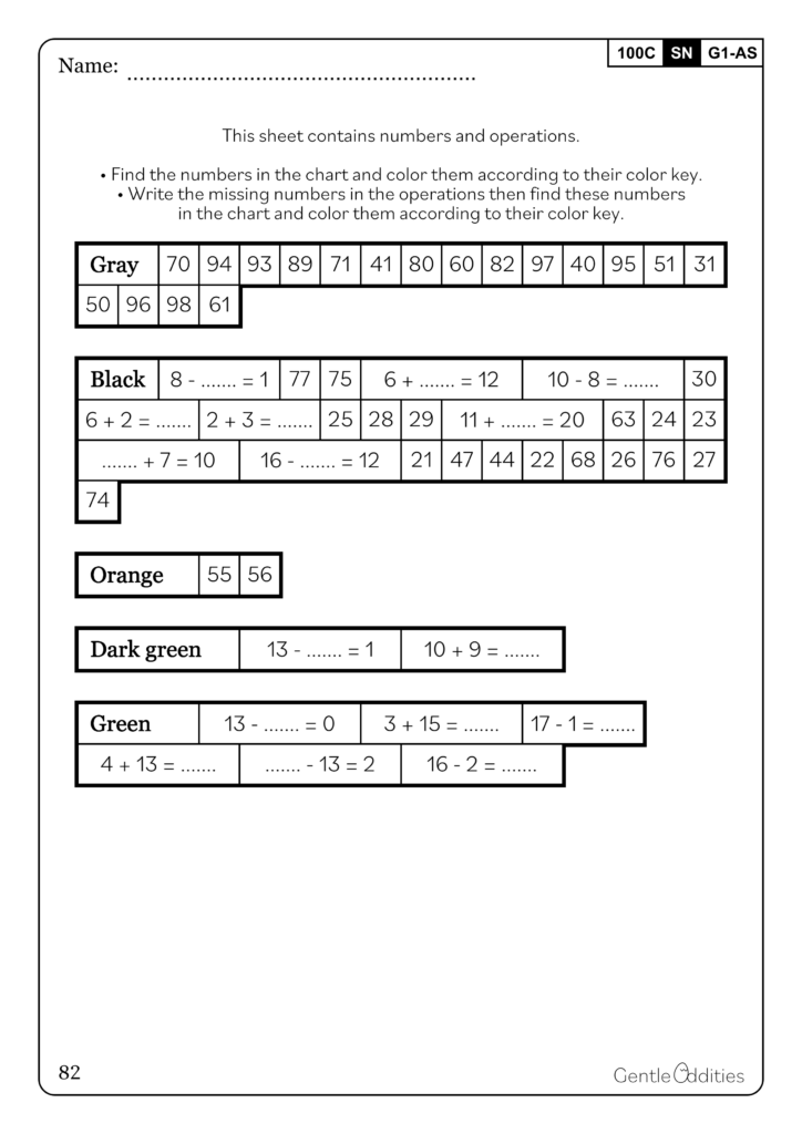 Winter Math Mystery Pictures: Hundred Charts (Place value, Add ...