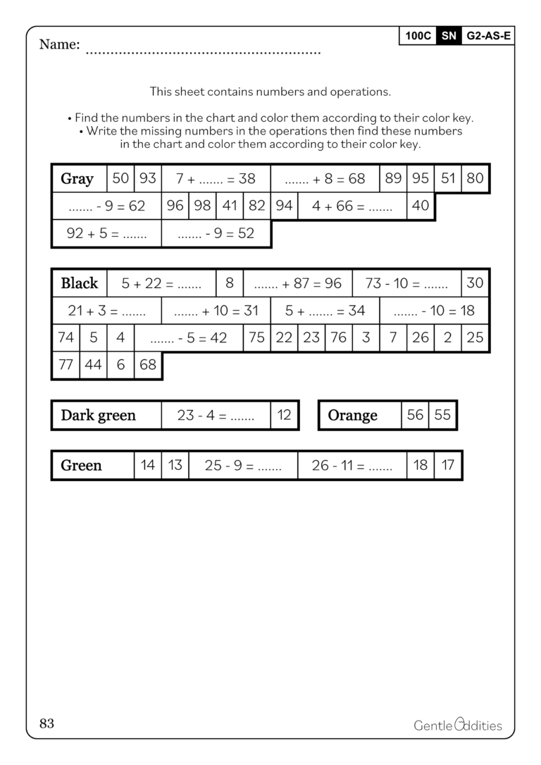 Winter Math Mystery Pictures: Hundred Charts (Place value, Add ...