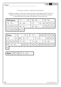 Mexico Math Mystery Pictures: Hundred Charts (Place value, Add ...