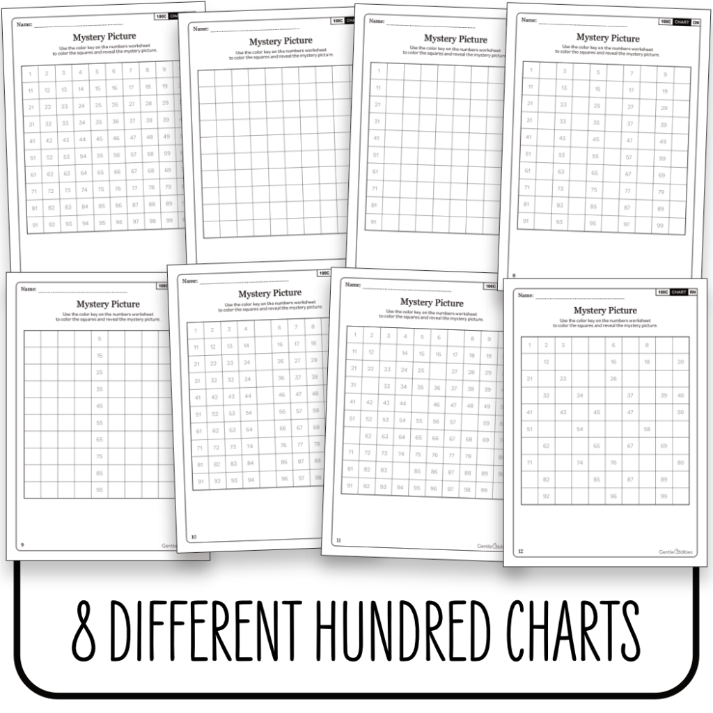 Chinese New Year Mystery Pictures: Hundred Chart (Place value Add ...