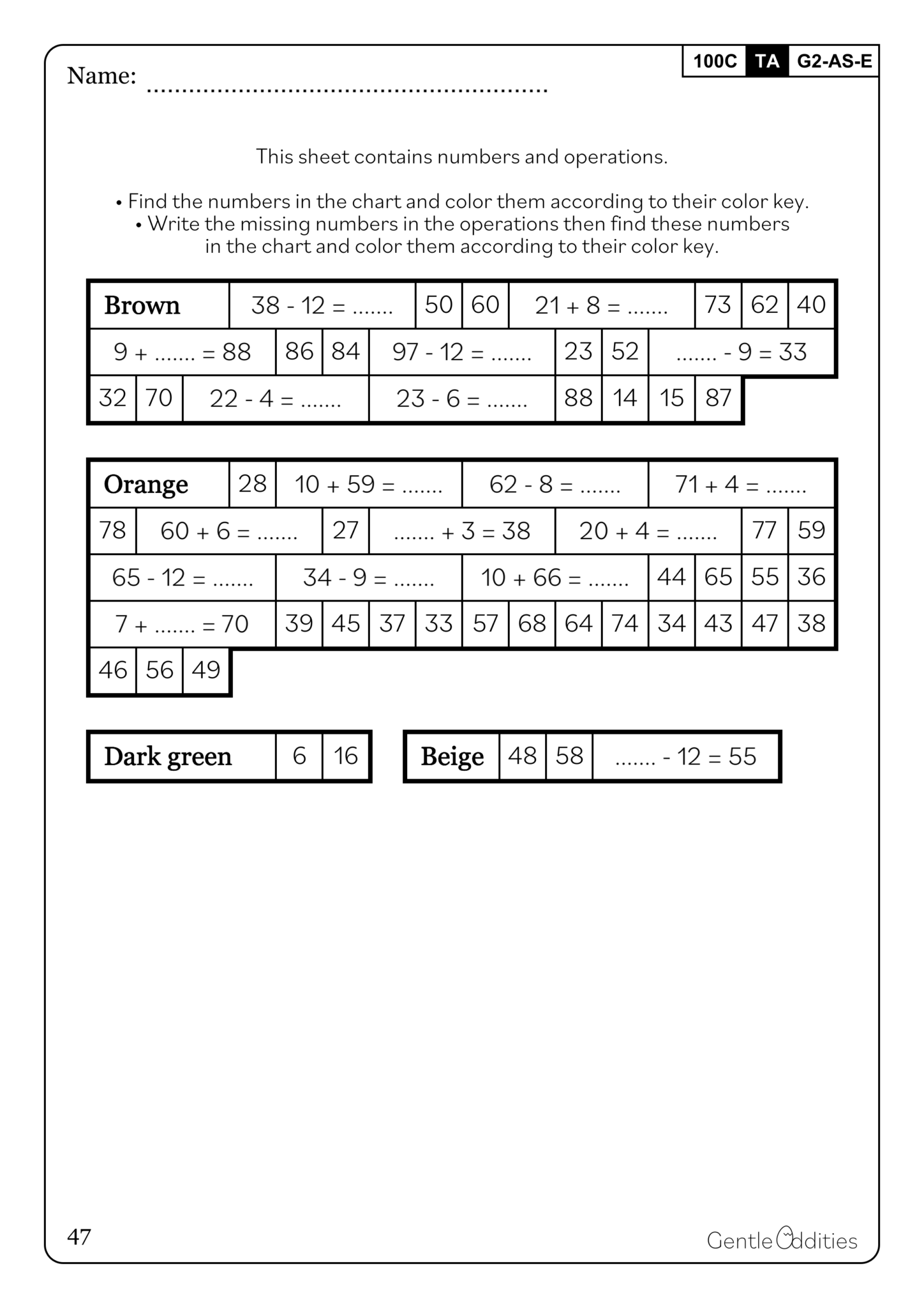 Chinese New Year Mystery Pictures: Hundred Chart (Place value Add ...