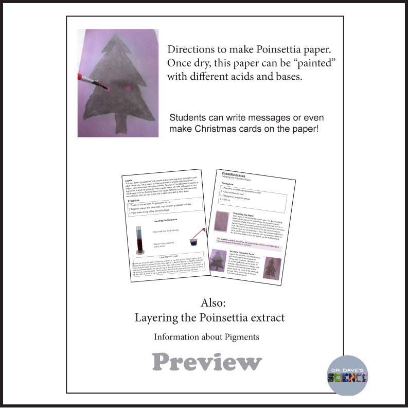 Christmas and Poinsettia Science | Made By Teachers