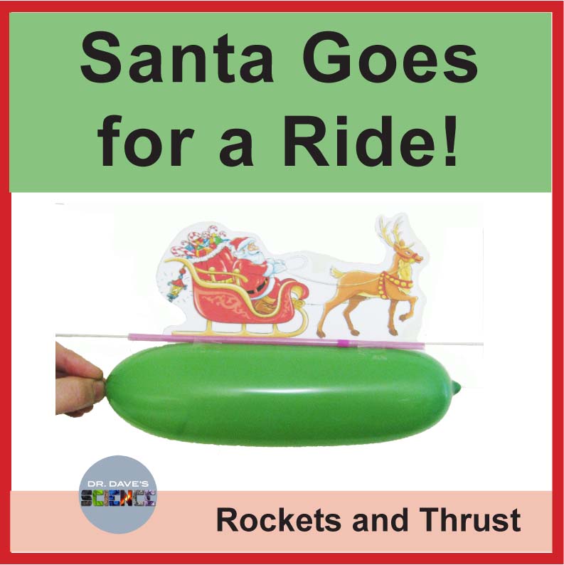 Christmas Science Santa Balloon Rocket | Made By Teachers