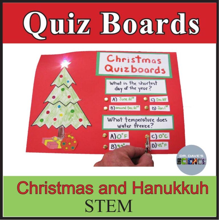 Christmas Science Electrical Quizboards - Made By Teachers