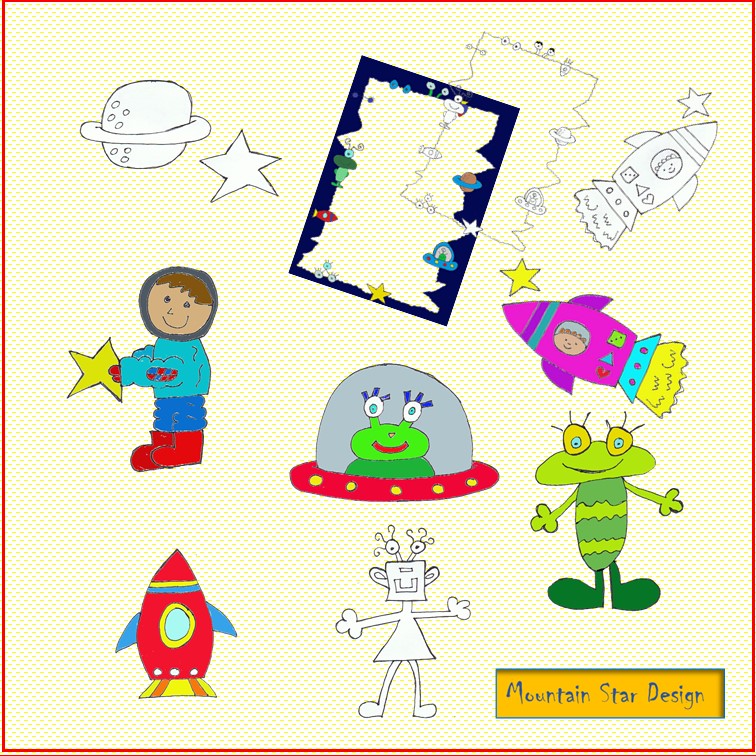 Space Clip Art | Made By Teachers