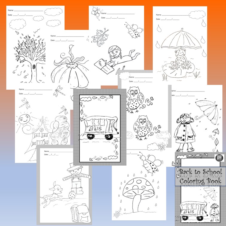 Back to School Coloring Book | Made By Teachers