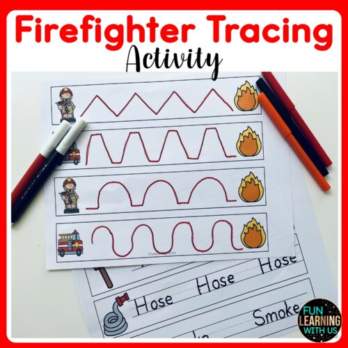 Firefighter Theme Craft Bundle | Community Helpers Activity | Made By ...