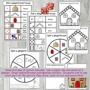 Christmas Roll and Draw Visual Perception Activities | Made By Teachers