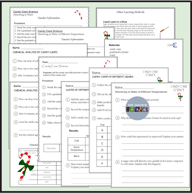 Candy Cane Science, Christmas Science Activities Christmas Science ...