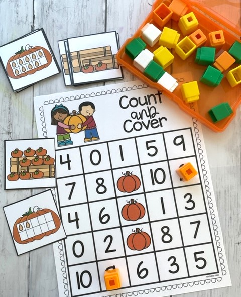 Pumpkin Morning Tub Activities for Pre-K | Made By Teachers