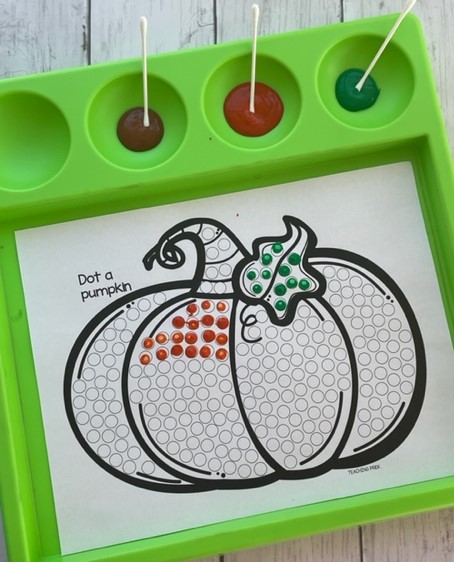 Pumpkin Fine Motor Activities - Made By Teachers