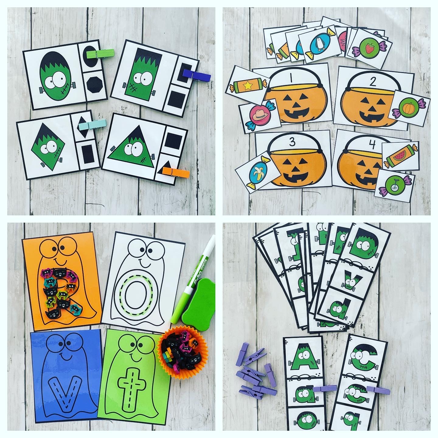 Halloween Task Box Activities for Pre-K | Made By Teachers