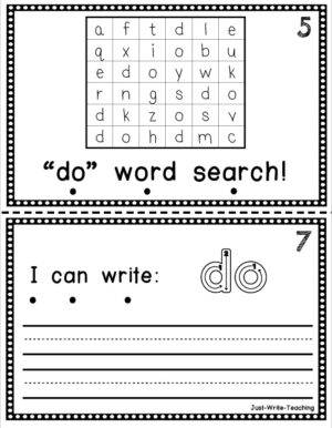 Sight Word Flip Book (Flipbook) - DO | Made By Teachers