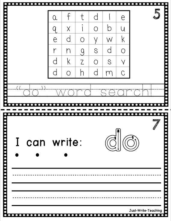 Sight Word Flip Book (Flipbook) - DO | Made By Teachers