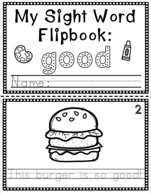 Sight Word Flip Book (Flipbook) - GOOD - Made By Teachers