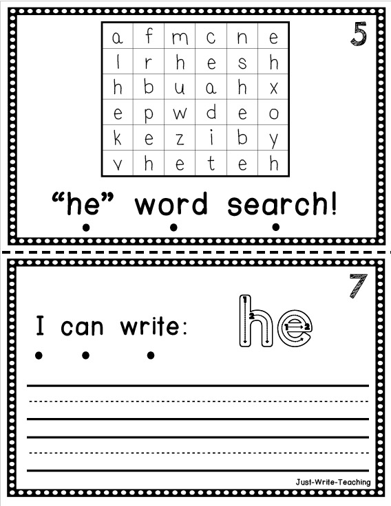 Sight Word Flip Book (Flipbook) - HE - Made By Teachers