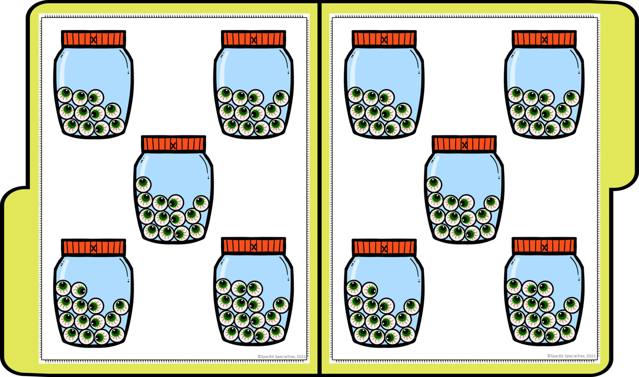 Halloween File Folders for October in Special Education | Made By Teachers