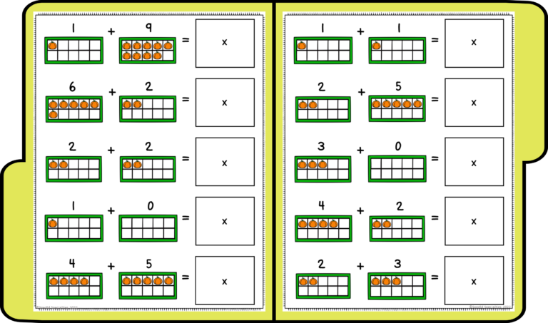 Halloween File Folders for October in Special Education - Made By Teachers