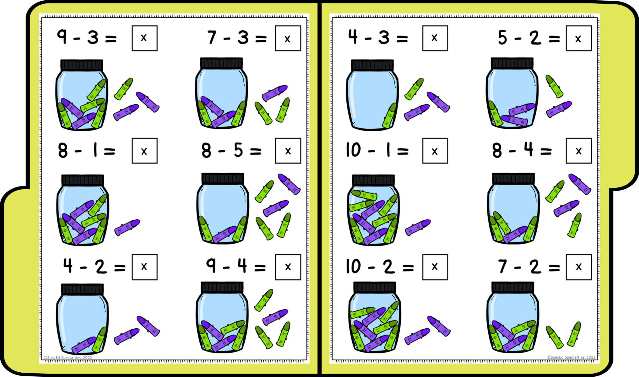 Halloween File Folders for October in Special Education - Made By Teachers
