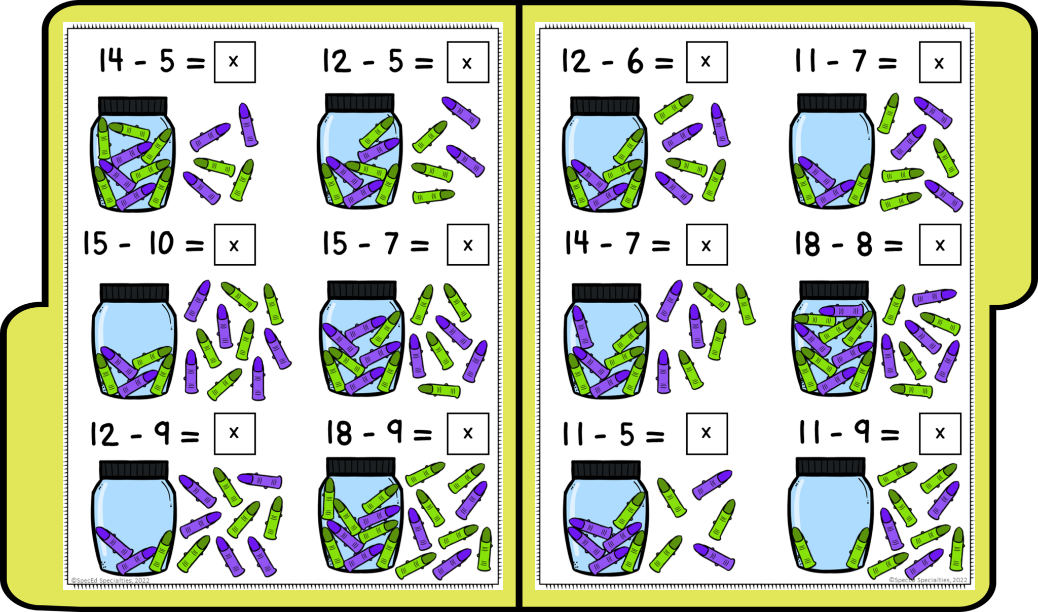 Halloween File Folders for October in Special Education | Made By Teachers