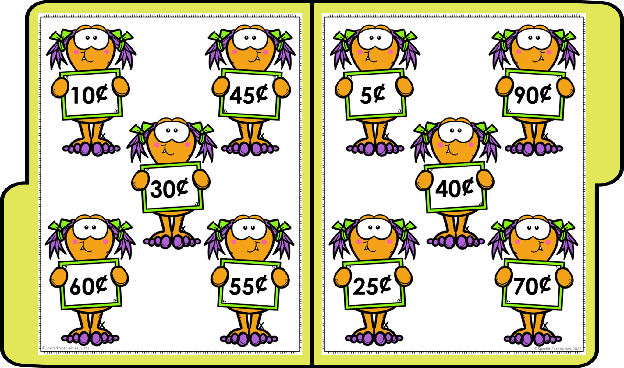 Halloween File Folders for October in Special Education | Made By Teachers