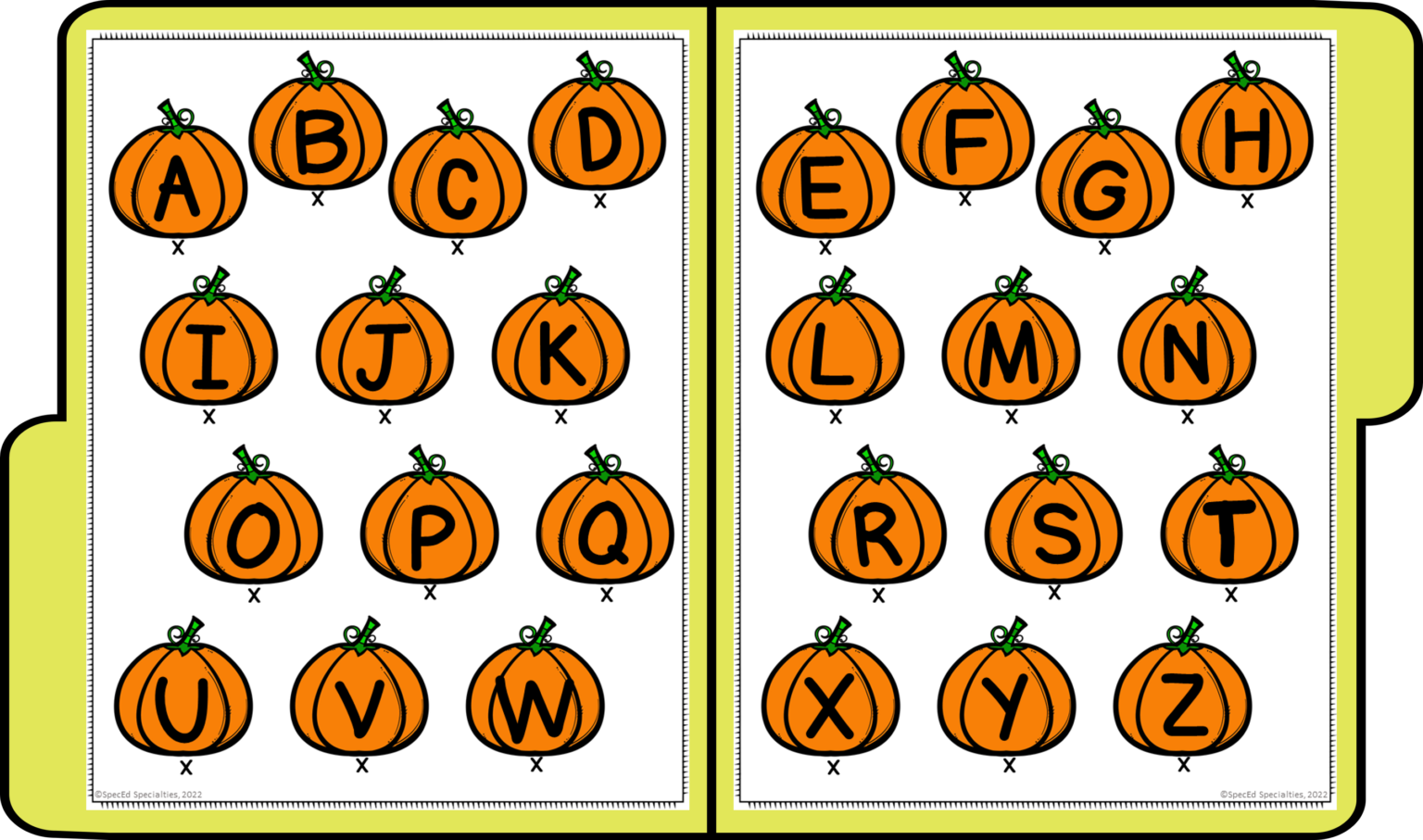 Halloween File Folders for October in Special Education | Made By Teachers