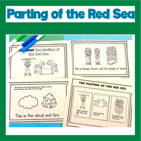 Moses and the Red Sea Bible Lesson Preschool and Kindergarten | Made By ...