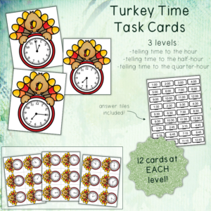 October Halloween & Thanksgiving Task Boxes - Literacy, Math, Fine ...