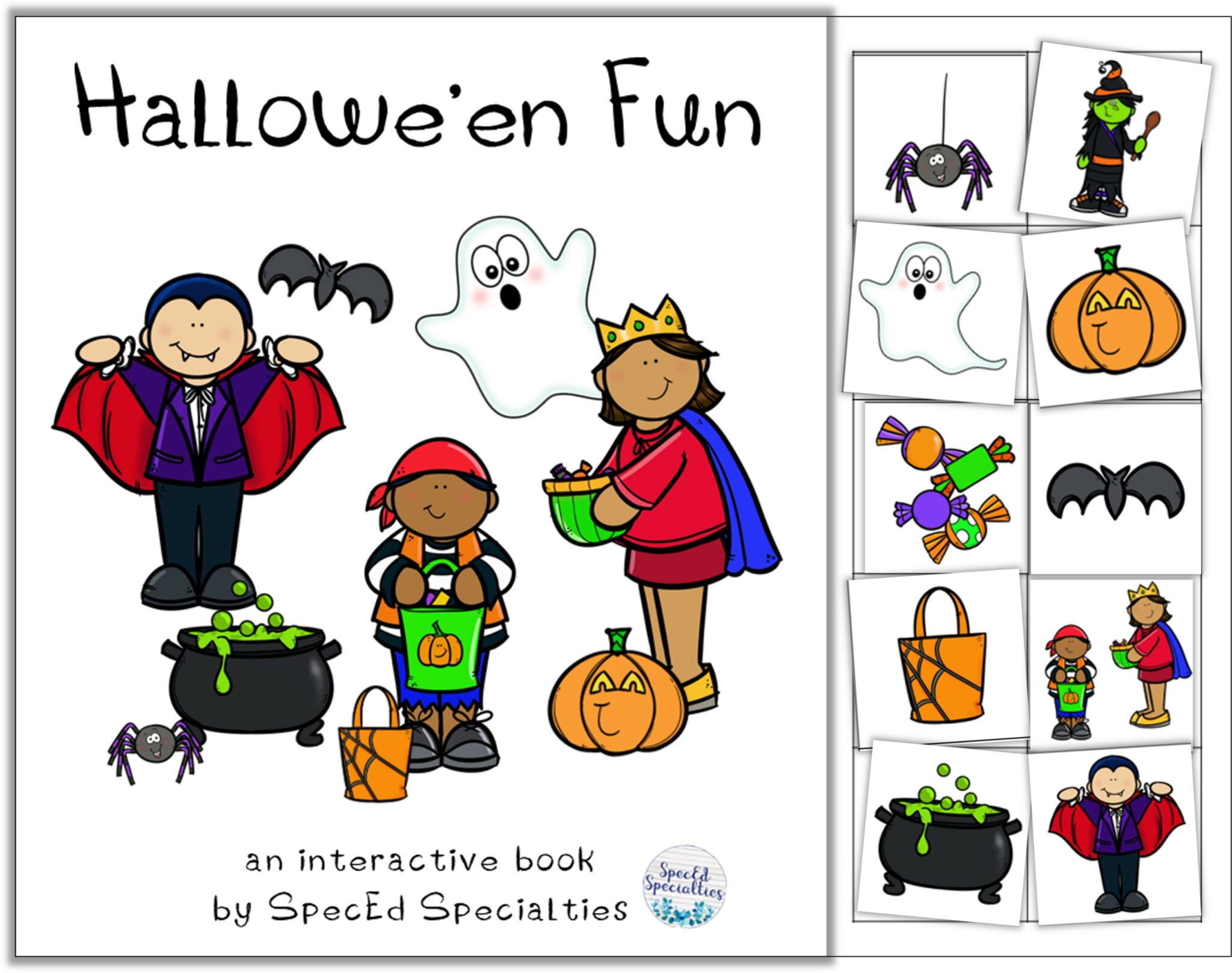 Halloween Adapted Resources for Special Education in October BUNDLE ...