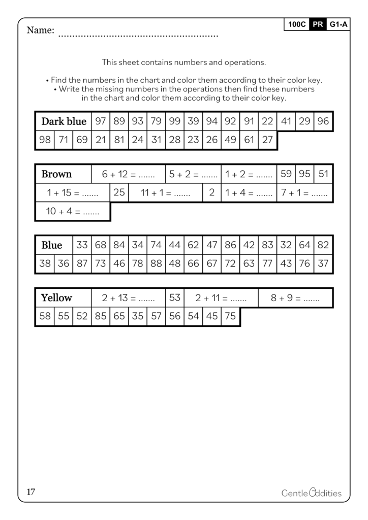 Christmas Math Mystery Pictures: Hundred Charts (Place value Add ...