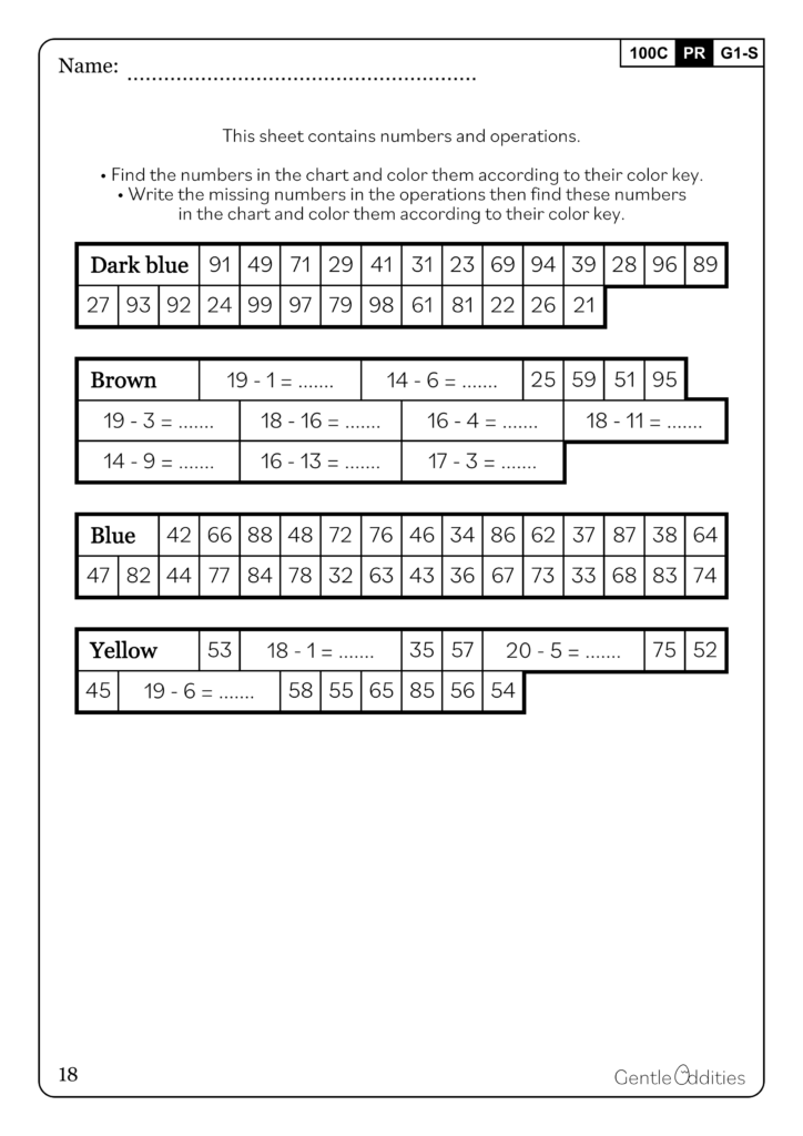 Christmas Math Mystery Pictures: Hundred Charts (Place value Add ...