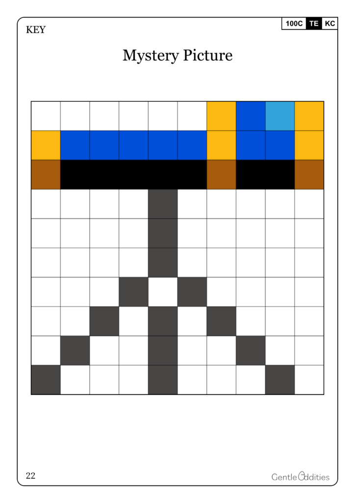 Space Math Mystery Pictures: Hundred Charts (Place value, Add, Subtract ...