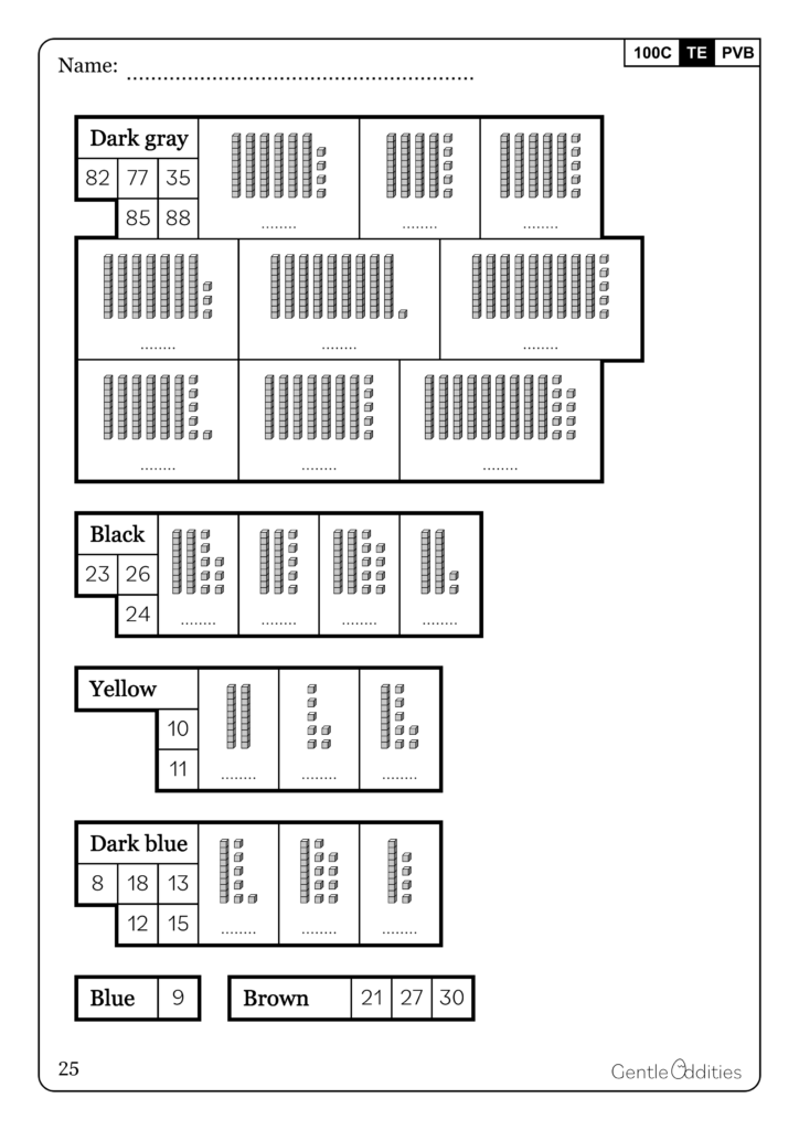Space Math Mystery Pictures: Hundred Charts (Place value, Add, Subtract ...