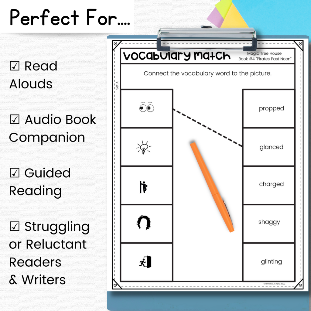 Pirates Past Noon Differentiated Reading Comprehension | Made By Teachers
