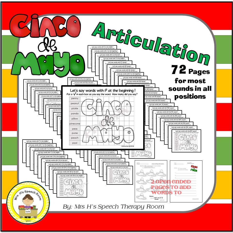 Cinco de Mayo Speech Therapy | Made By Teachers
