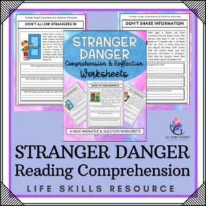 Stranger Danger Reading Comprehension I Personal Safety I Child ...