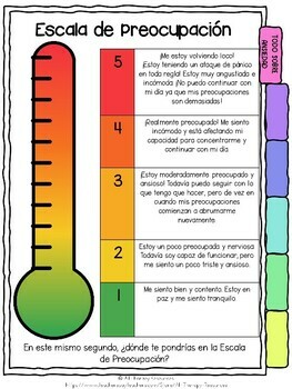 SPANISH VERSION - Beating My Worries Portfolio - Made By Teachers