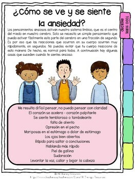 SPANISH VERSION - Beating My Worries Portfolio - Made By Teachers