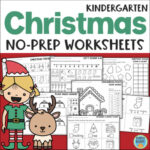 Kindergarten Christmas Worksheets Math Reading - Made By Teachers