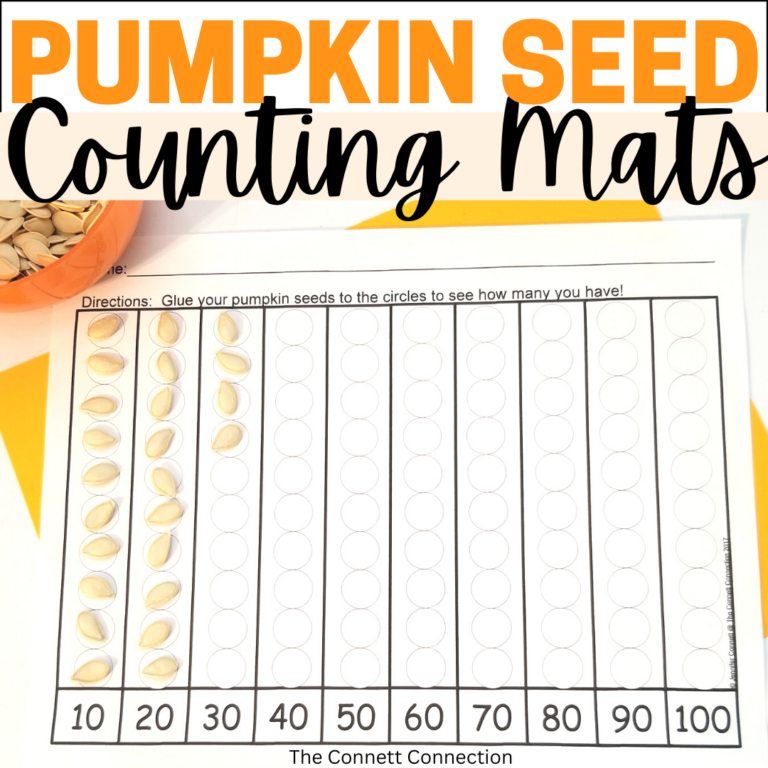 Pumpkin Seed Counting Mats - A Pumpkin Observation Activity - Made By ...