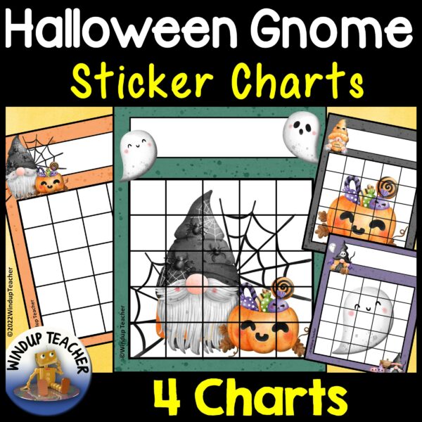 Halloween Gnome Sticker Charts | Made By Teachers
