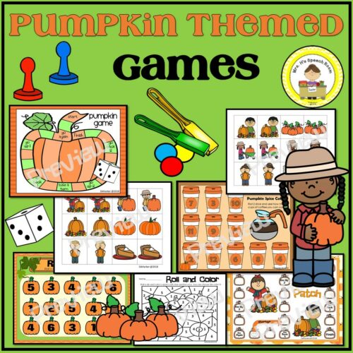 Pumpkin Speech Therapy Printable Pack - Made By Teachers