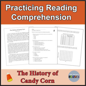 Halloween Reading Comprehension Candy Corn Informational Passage - Made ...